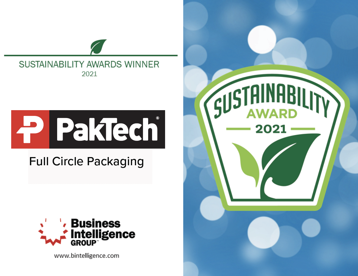 PakTech Awarded for Global Sustainability by Business Intelligence Group